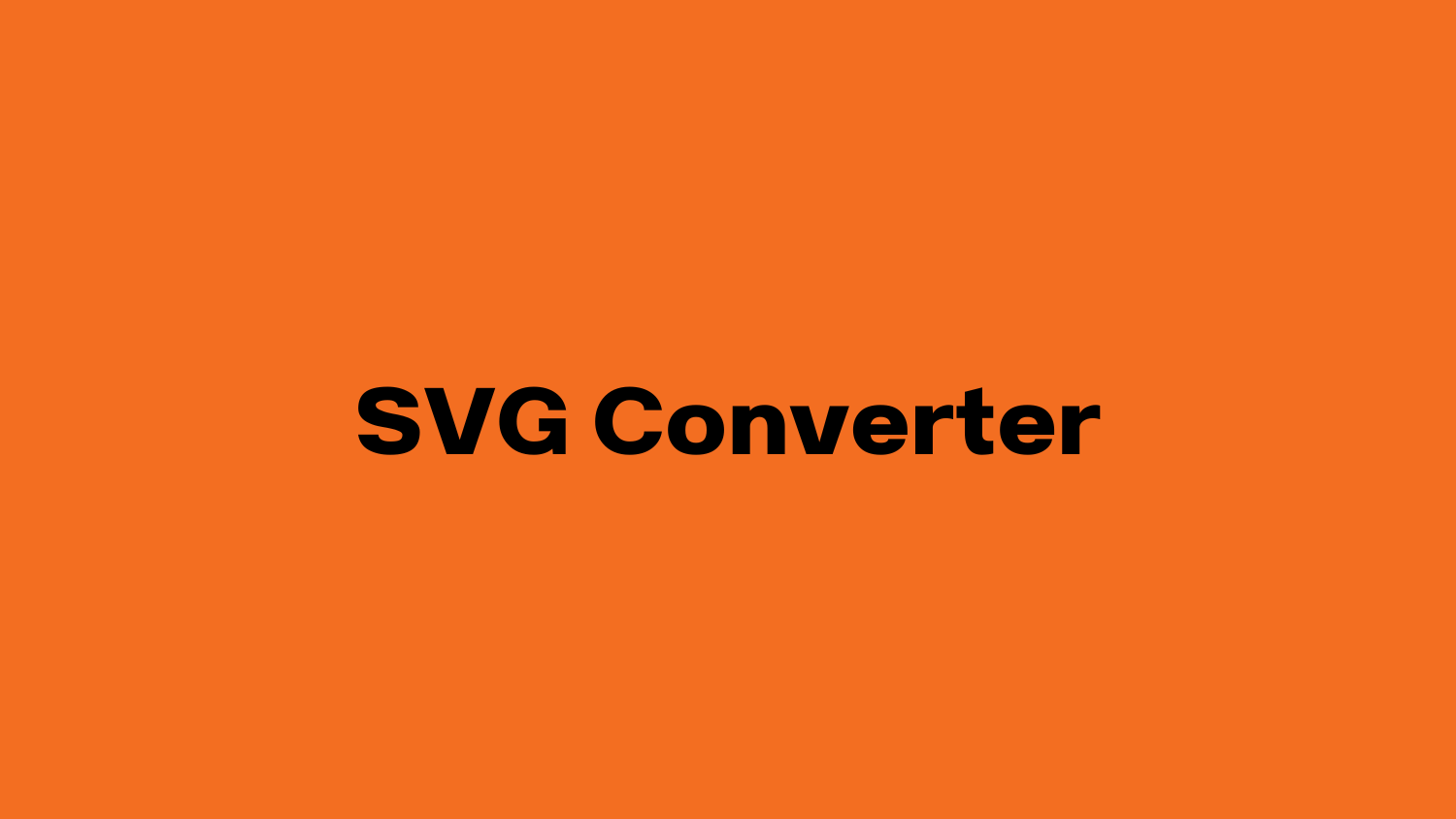 SVG Converter Online - Effeect Free Tool