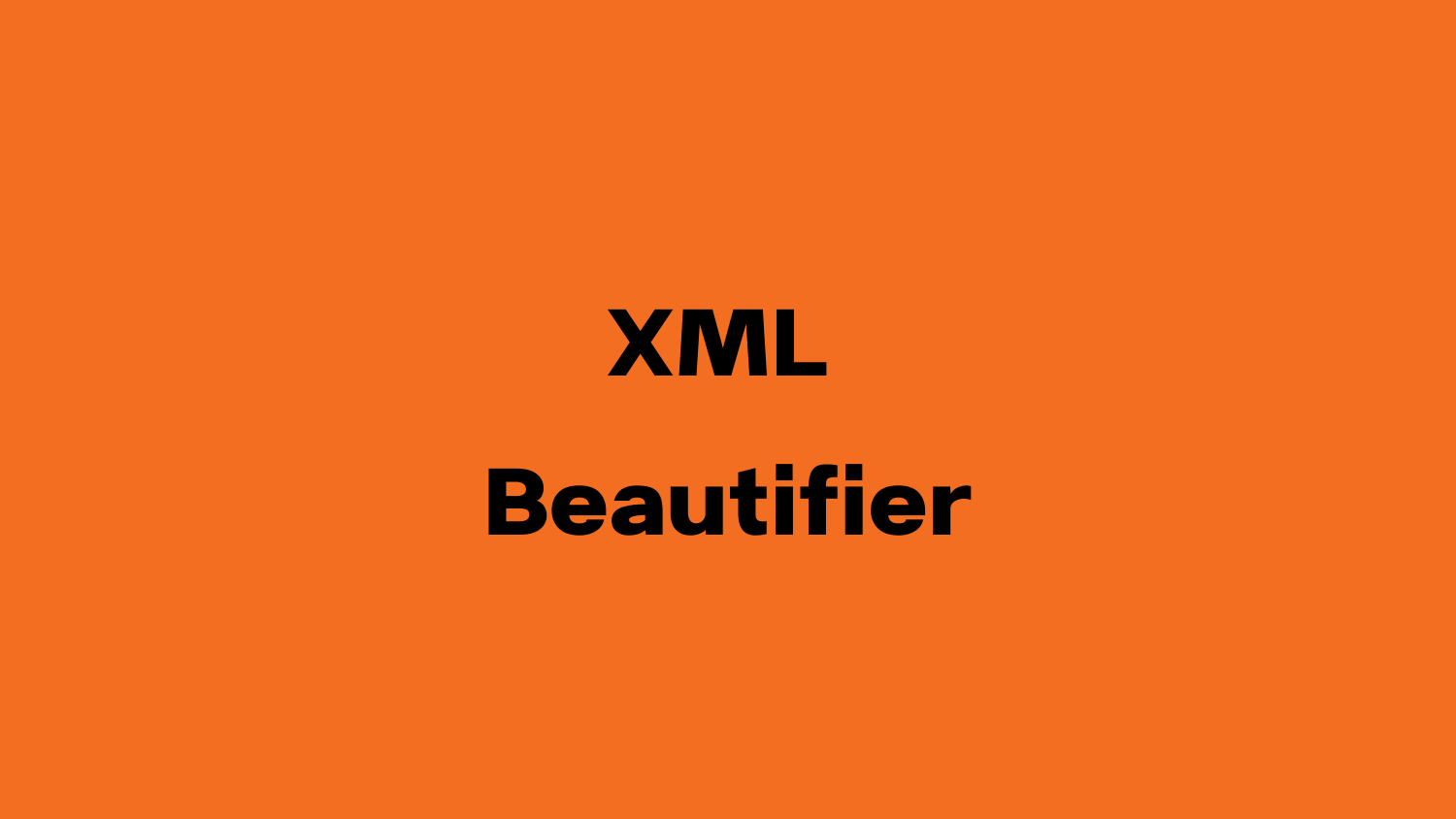XML Beautifier – Free Online XML Formatter & Prettifier